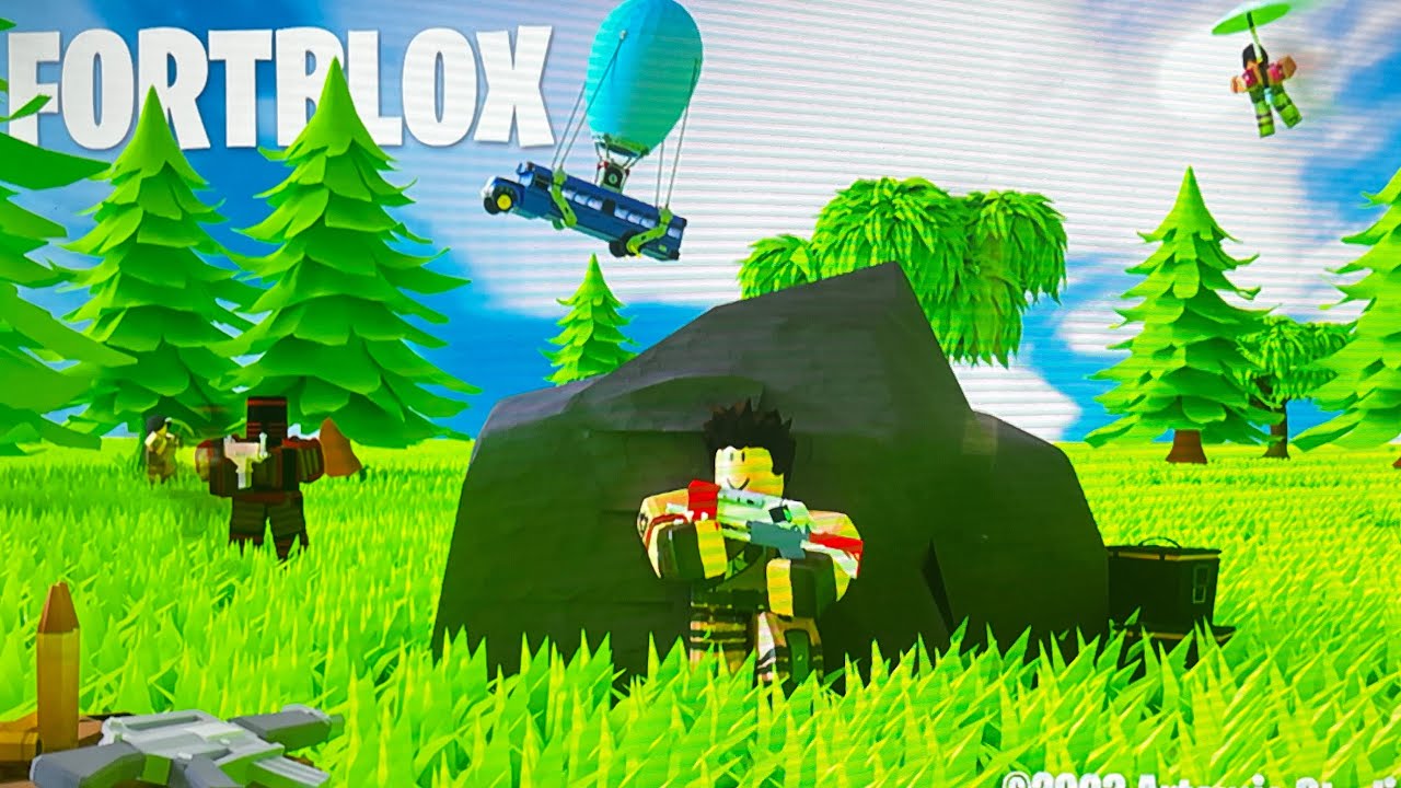 Playing fortblox I Roblox - YouTube