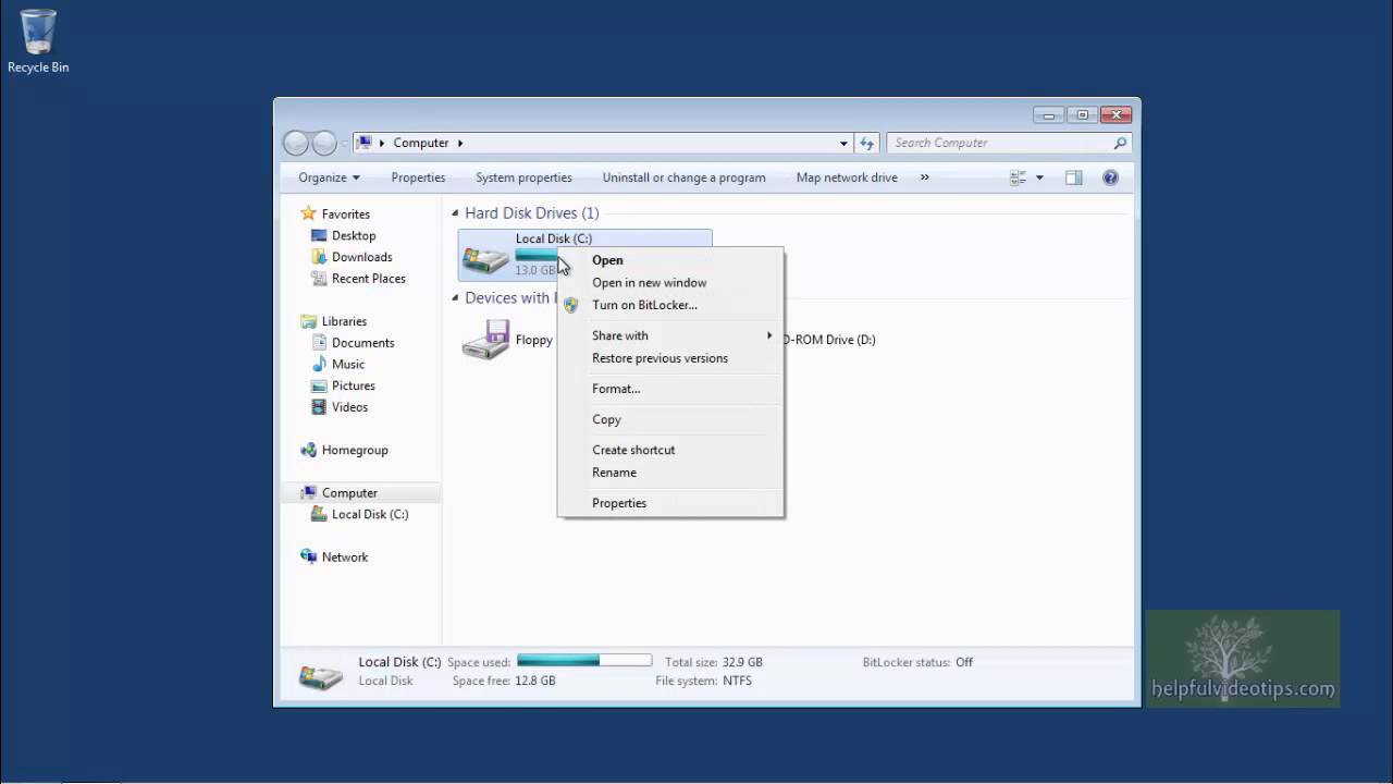 Defragmenting a Hard Drive - YouTube