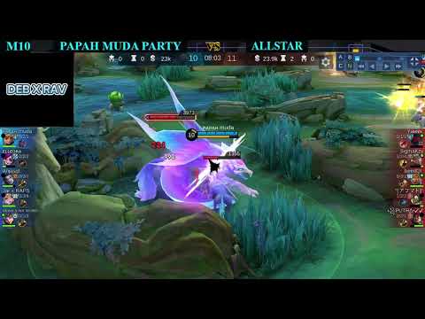 MATCH 10 FUN CUSTOM TIM PAPA MUDA PARTY VS TIM ALLSTAR!!! - YouTube