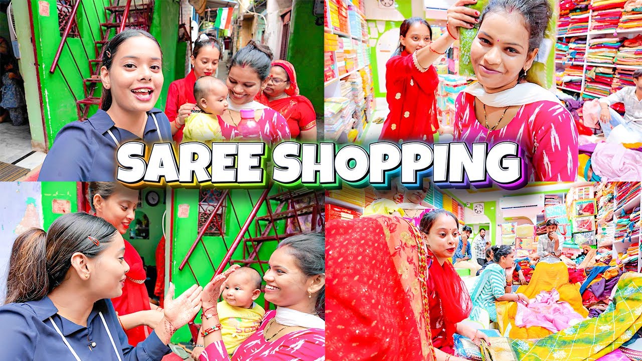 Didi Ne Ki Saree Shopping 😍 - YouTube
