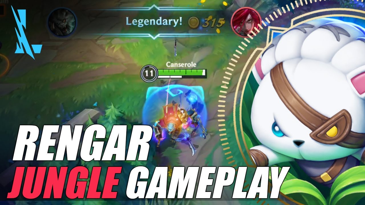 Wild Rift - Rengar Jungler Gameplay - YouTube