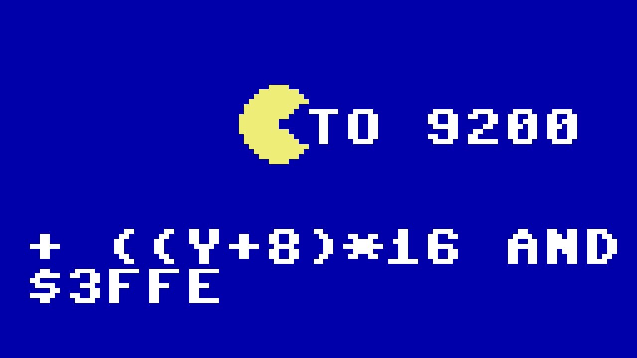 X16 Sprite Demo, Version 2: The Eatening - YouTube