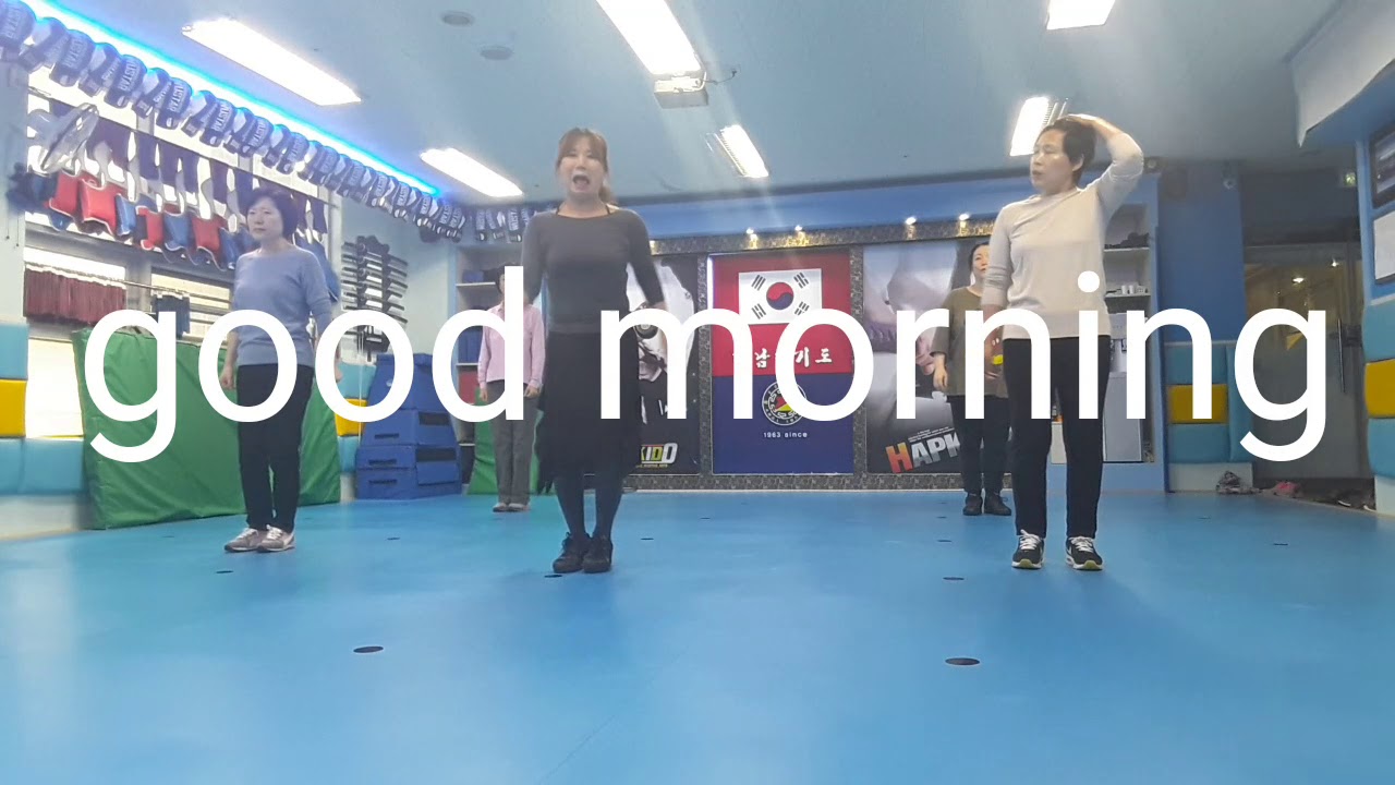 good morning line dance - YouTube