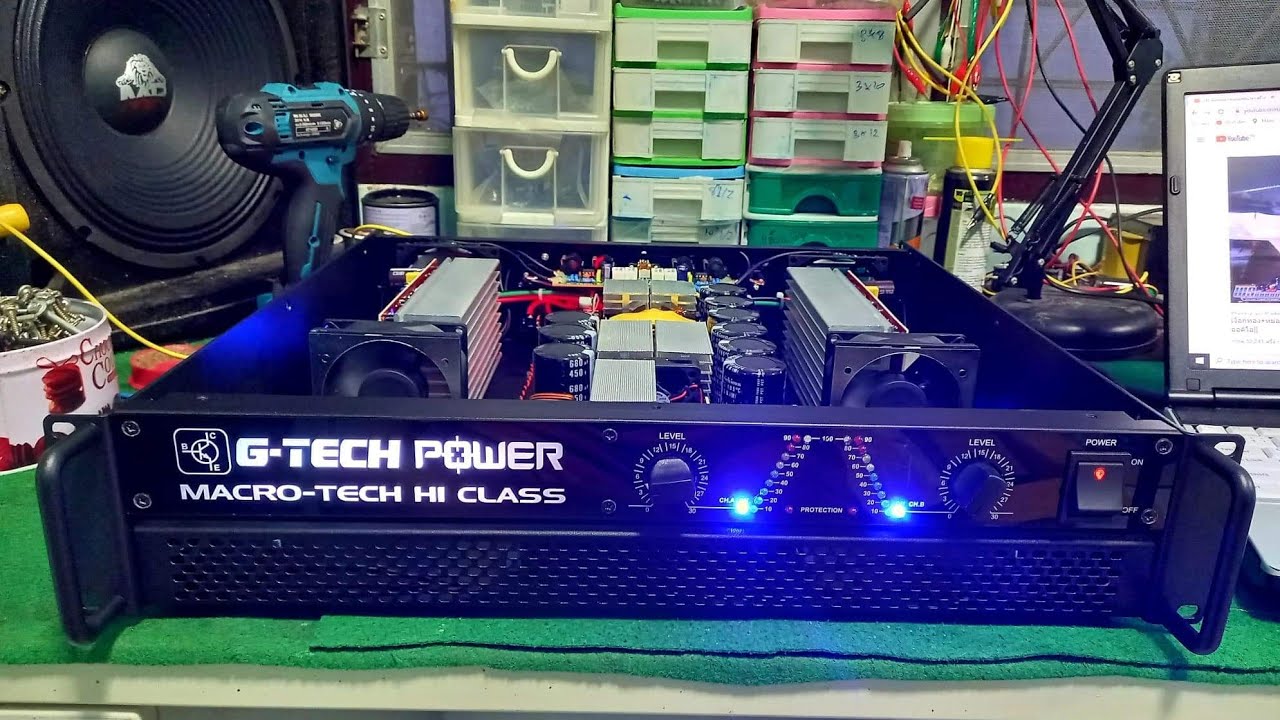 สวิตชิ่ง PFC-6000w ขับ 21” ข้างละสามดอก By.G-tech Power โทร.0934941453 ...