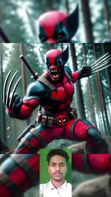 Marvel's superhero Deadpool and Wolverine's mix new superhero ...