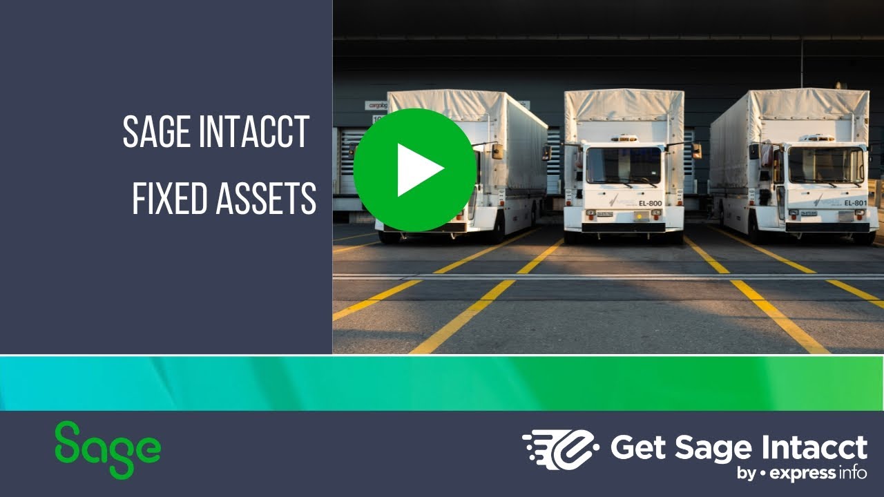 Sage Intacct Fixed Assets Demo | Automate Asset Management & Depreciation - YouTube