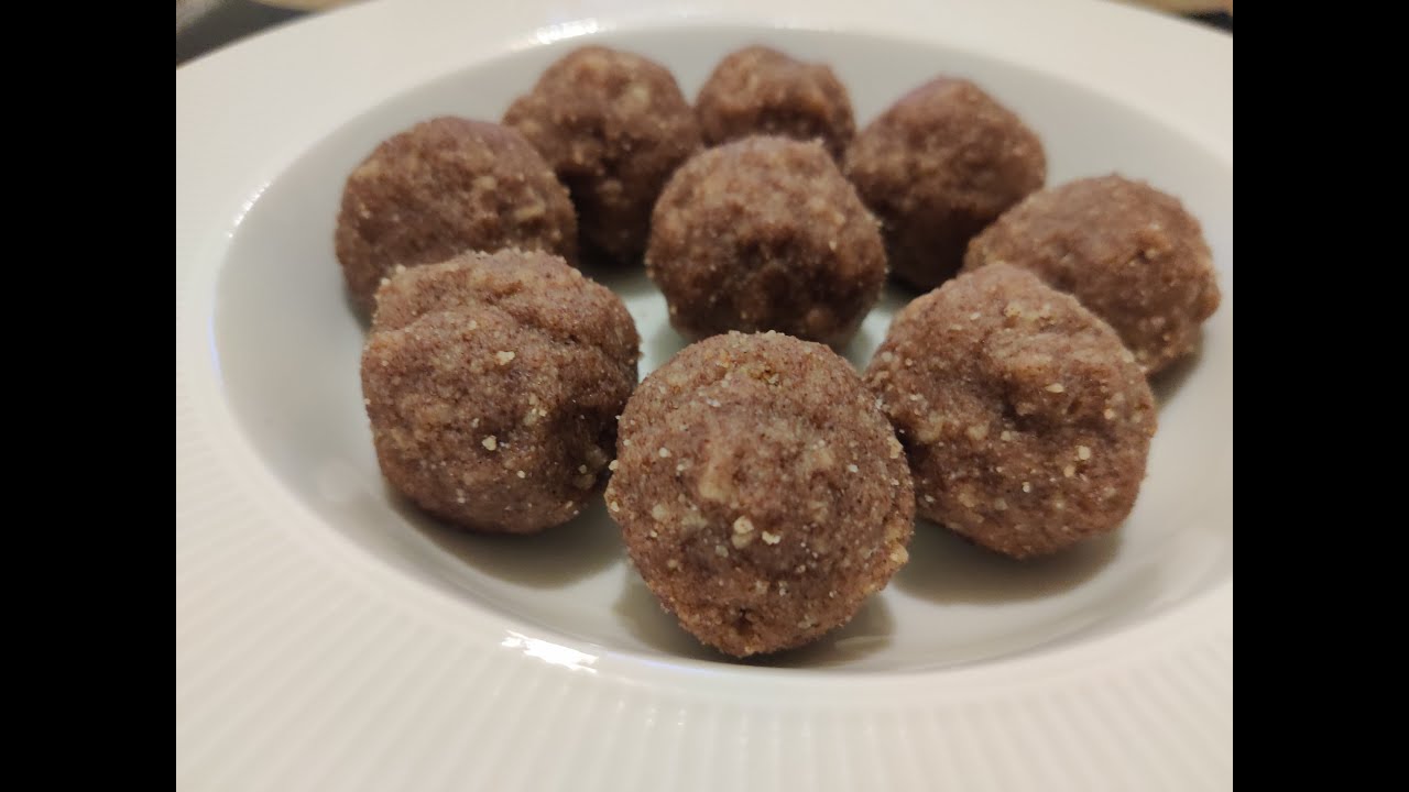 Ragi Suji Laddoos | Nachani Rava Ladoo | Finger millet Semolina balls ...