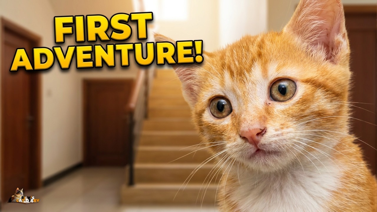 3 Kittens Explore The House For The First Time 🥹 - YouTube