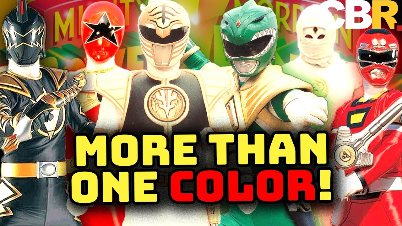 Every Multicolored Power Ranger, Ranked - YouTube