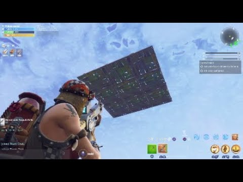 HOW TO BUILD A FLOATING BASE IN FORTNITE STW - YouTube