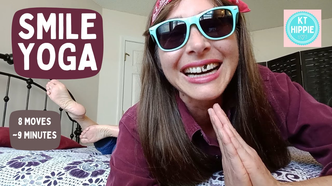 SMILE HAPPY YOGA (BED YOGA) - BEGINNER (~9 MIN/ 8 MOVES) - YouTube