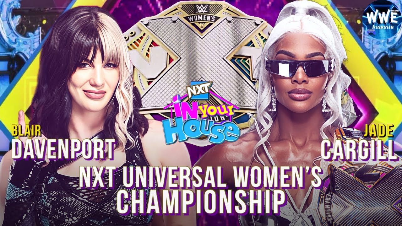WWE 2K24 NXT IN YOUR HOUSE: BLAIR DAVENPORT VS. JADE CARGILL FOR THE ...