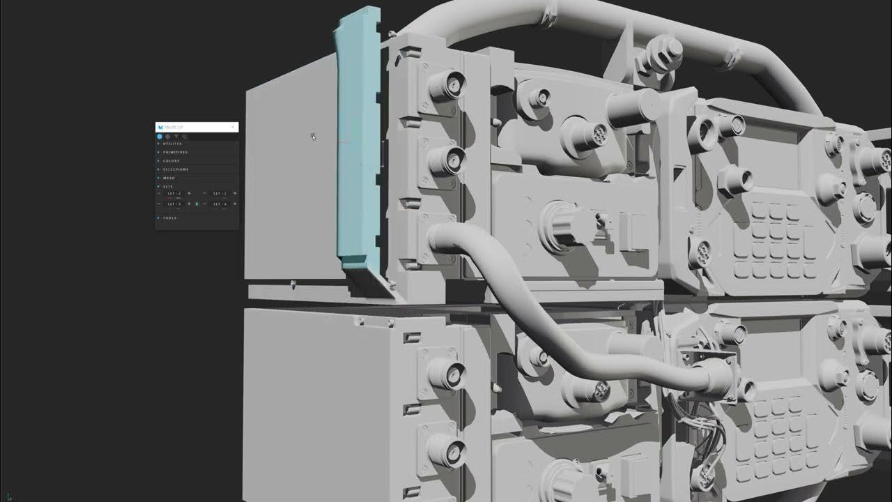 ModIt 3.0 HardSurface Modeling Script for Maya - 07 : Sets - YouTube