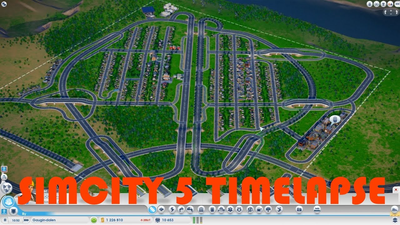 SimCity 2013 Timelapse - Small Town - YouTube