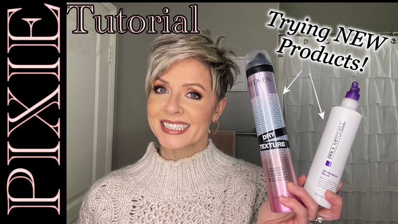 Pixie Hair Tutorial Testing NEW Styling Products Paul Mitchell And pixie-hair-tutorial-testing-new-styling-products-paul-mitchell-and