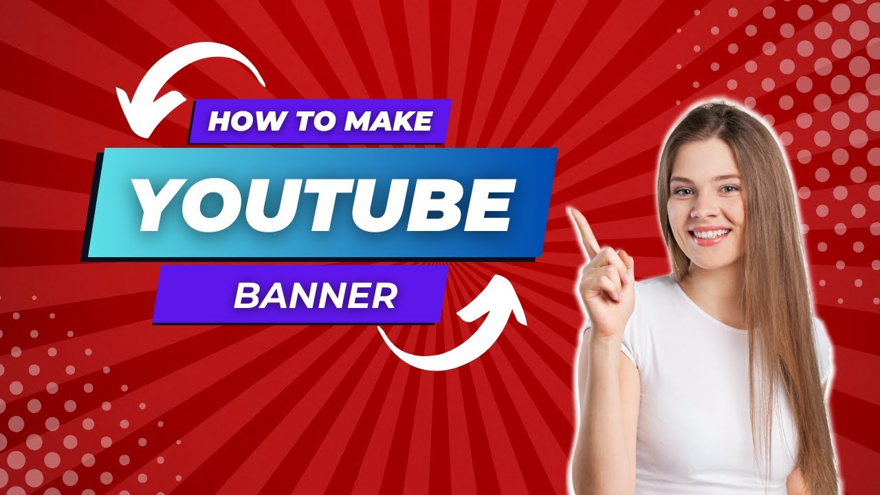 how to create youtube channel banner | #9omitech| - YouTube