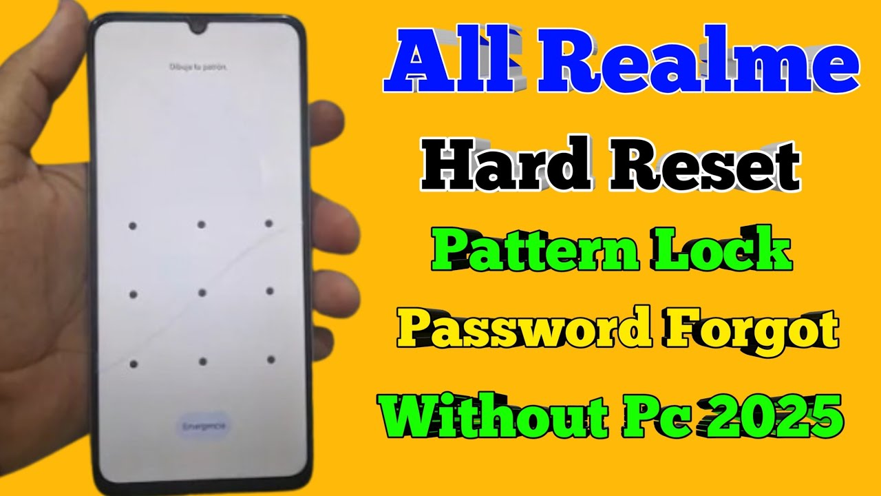 Realme Hard Reset | realme lock screen password unlock | how to Forgot ...