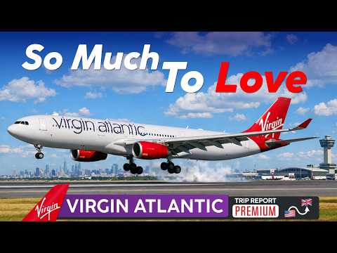 Delightfully Premium on VIRGIN ATLANTIC ✦ A330 Premium Economy ✦ New York to London@tfft​