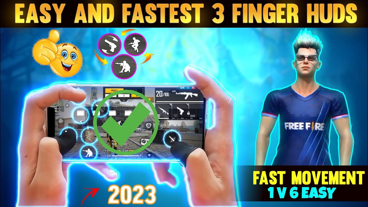 👉 Top 3 Best 3 Finger Custom Hud ⚡| 3 Finger Custom Hud Free Fire |3 ...