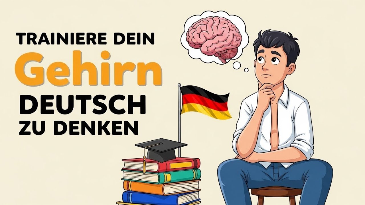 Trainiere dein Gehirn, auf Deutsch zu denken! | Learn German - YouTube