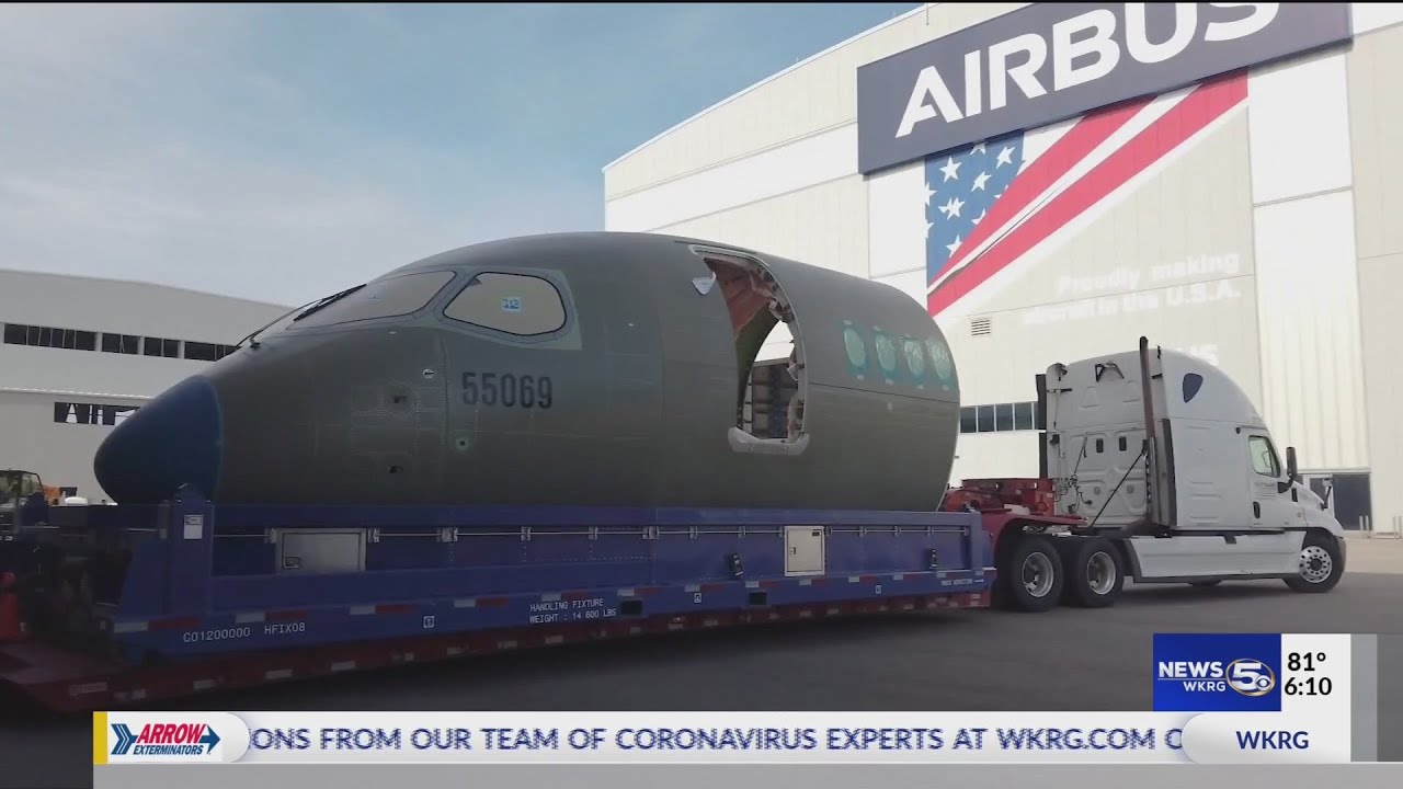 VIDEO: Airbus begins A220 production on its new final assembly line in ...