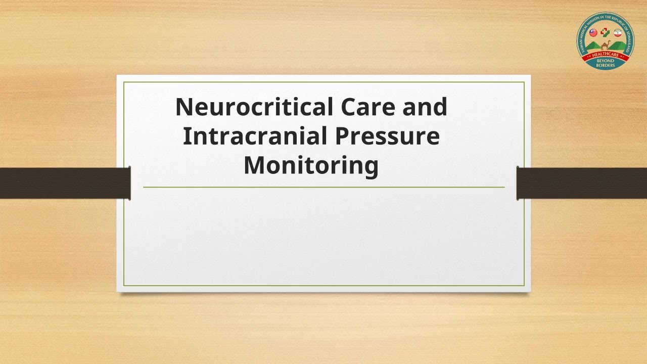 Neurological Nursing Care & ICP Monitoring｜護理師必備的神經照護與顱壓監測重點 - YouTube