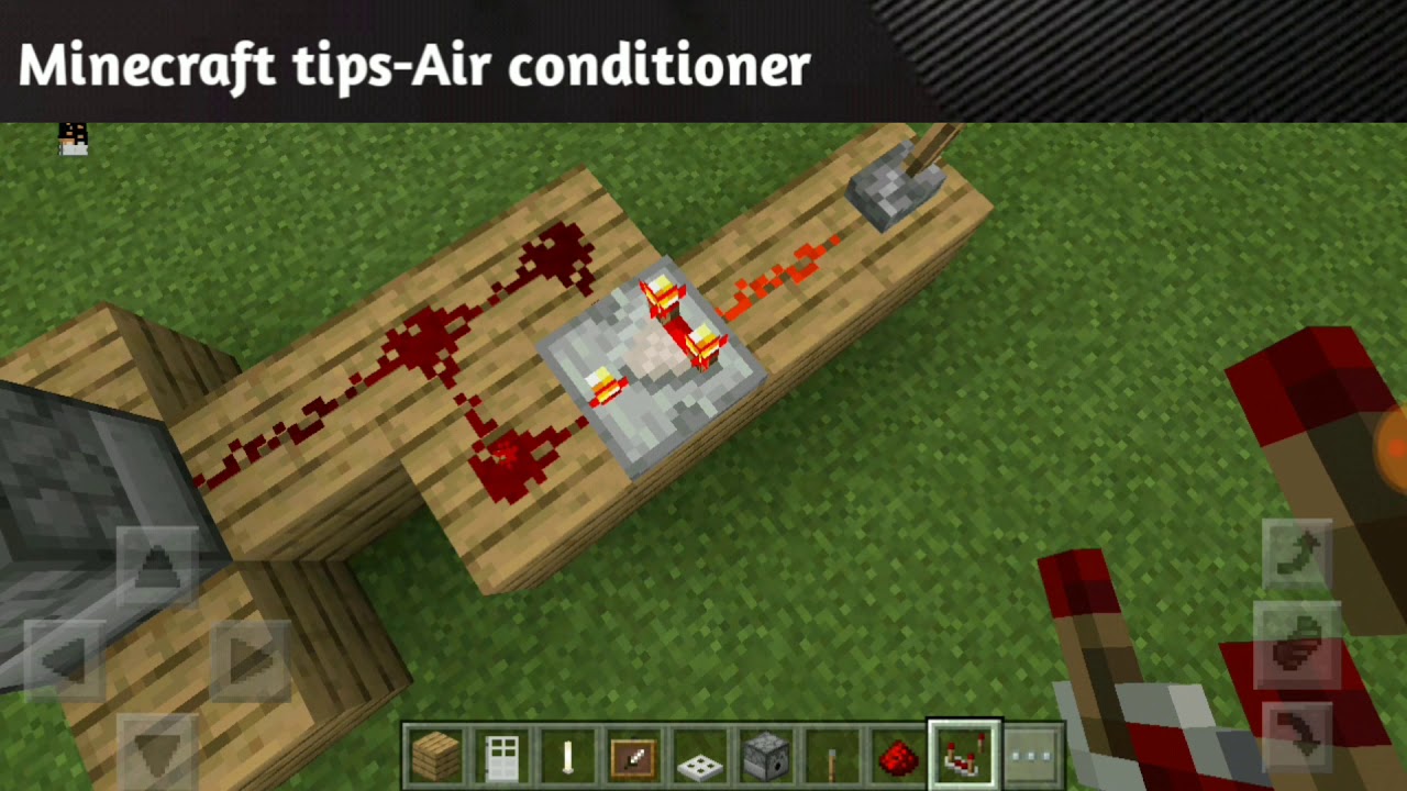 Minecraft tips-Air conditioner - YouTube