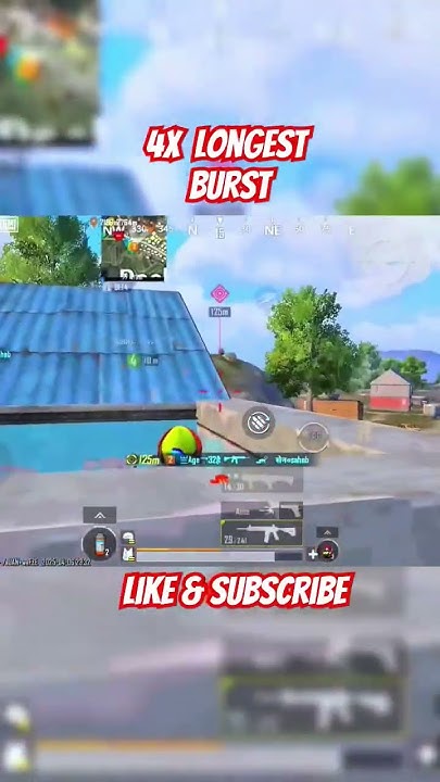 best 4x burst #bgmi #4xburstspary #4xzerorecoil #sensitivity @BattlegroundsMobile_IN - YouTube