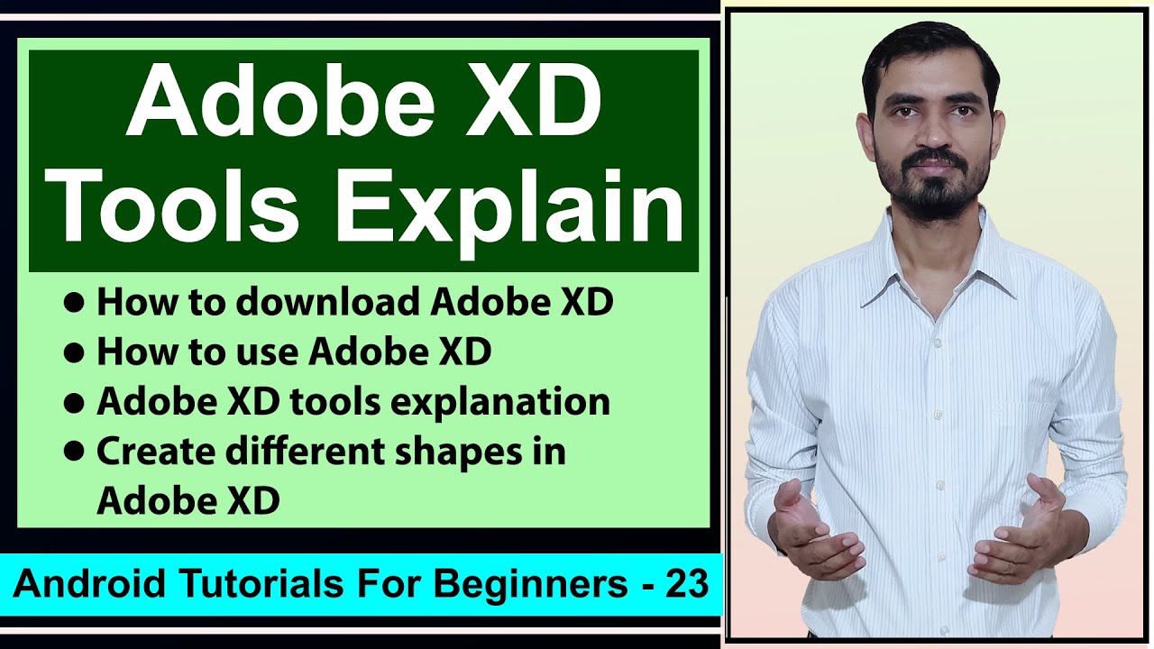 Adobe XD Mobile App UI Tutorials by Deepak || Adobe XD Tools Tutorial in Hindi #23 - YouTube
