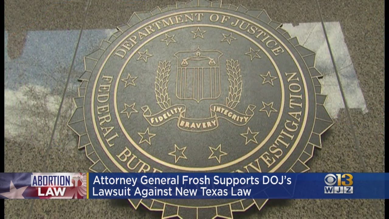 Maryland Attorney General Frosh Offers Support For DOJ Challenge Of ...