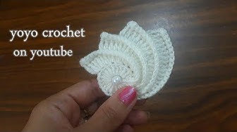 crochet / كروشيه / وحدة ورق العنب كروشيه - YouTube