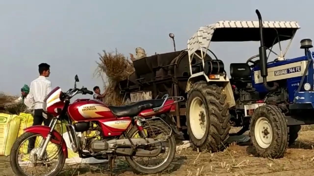 Swaraj with rotavator(3) - YouTube
