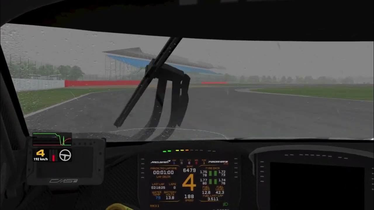 iRacing Onboard Lap: McLaren 720S GT3 EVO at Silverstone (Wet) 24S4 IMSA - YouTube