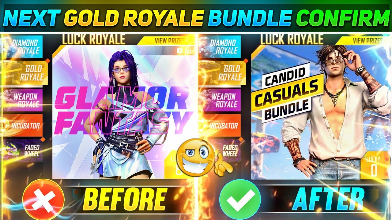 Next Gold Royale Free Fire [ 101% Confirm ] | Next Gold Royale Bundle ...