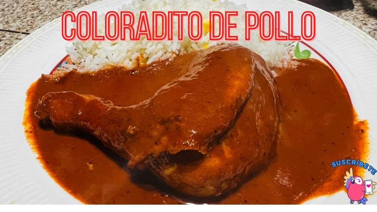 Receta de Coloradito de Pollo - YouTube