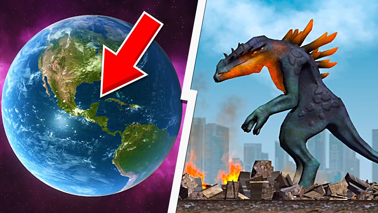 OGROMNA GODZILLA W ŚRODKU MIASTA i NOWY "SEKRET" - SOLAR SMASH w ...