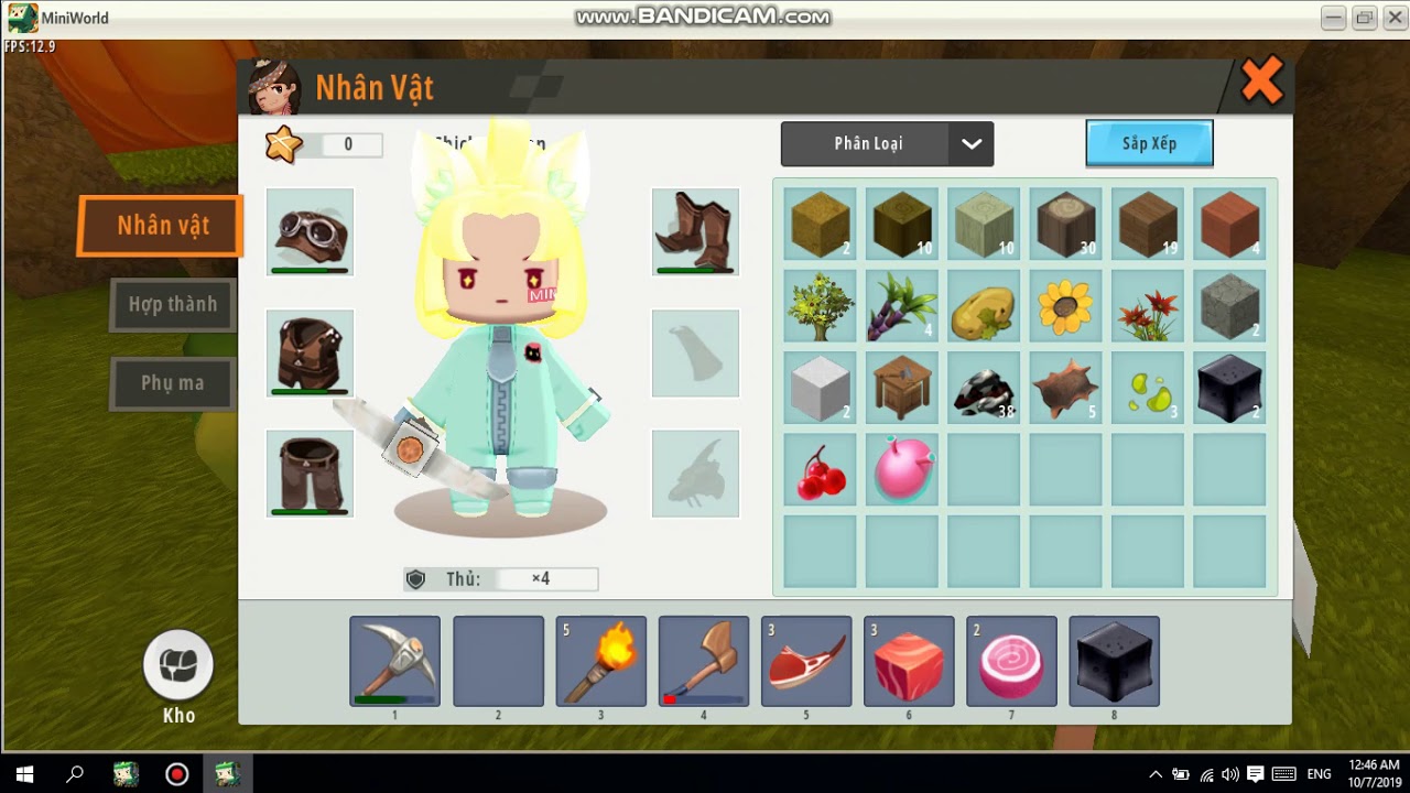 Mini Wolrd/ Sinh tồn / part 1/Chicken Chan - YouTube