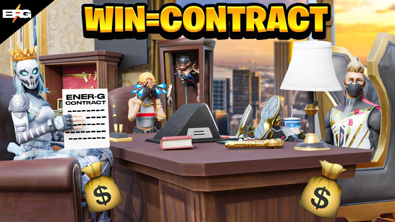 WHOEVER WINS GETS *PAID* CONTRACT! | NEW FORTNITE TEAM - YouTube