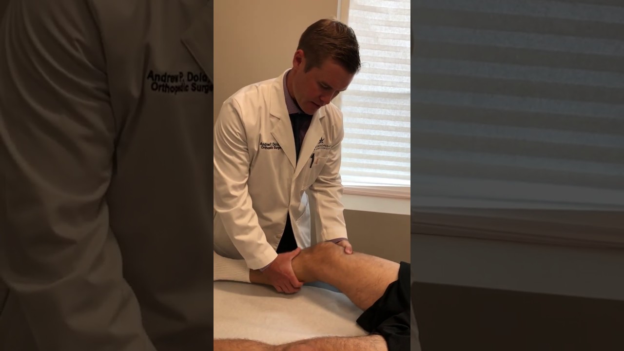 The ACL-deficient knee exam: The Lachman and pivot-shift tests - YouTube