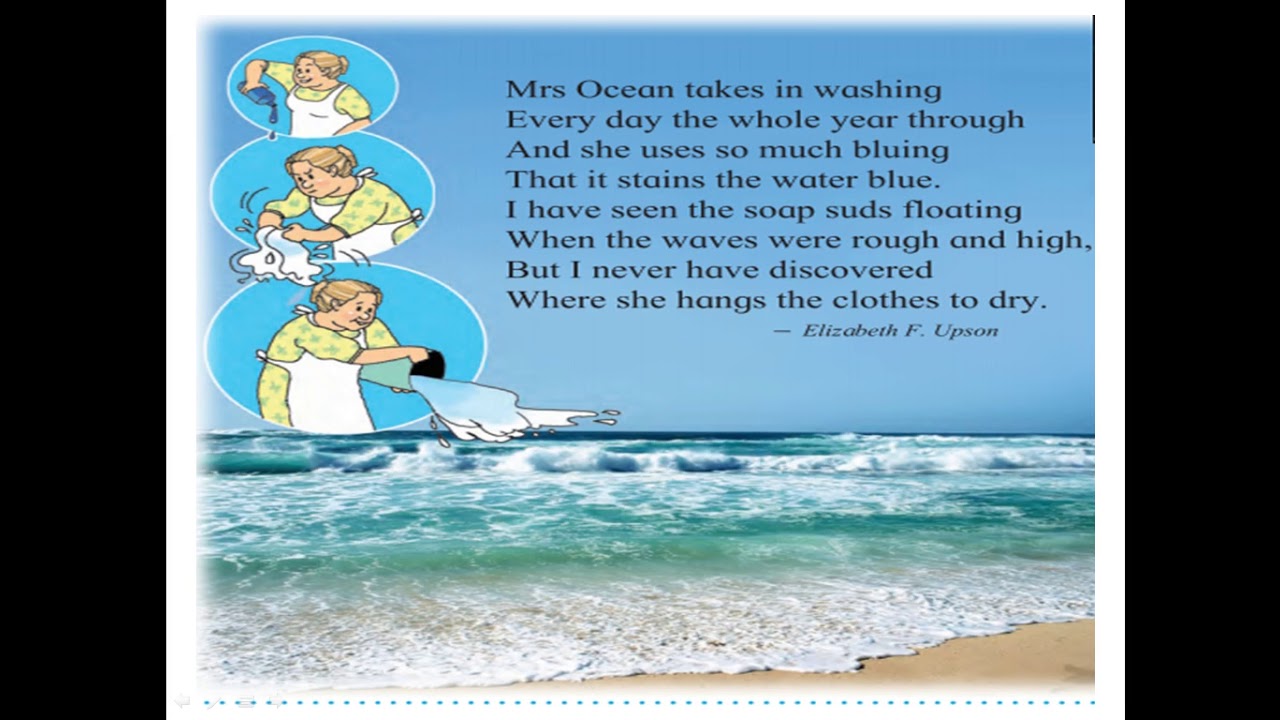 Std.: 3rd | Sub.: English | Poem no. 33 | Wash Day - YouTube