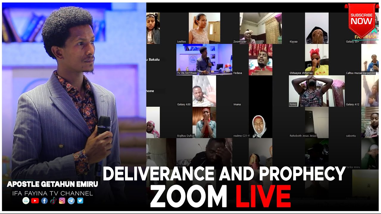DELIVERANCE & PROPHECY TIME ZOOM MEETING LIVE SERVICE ...