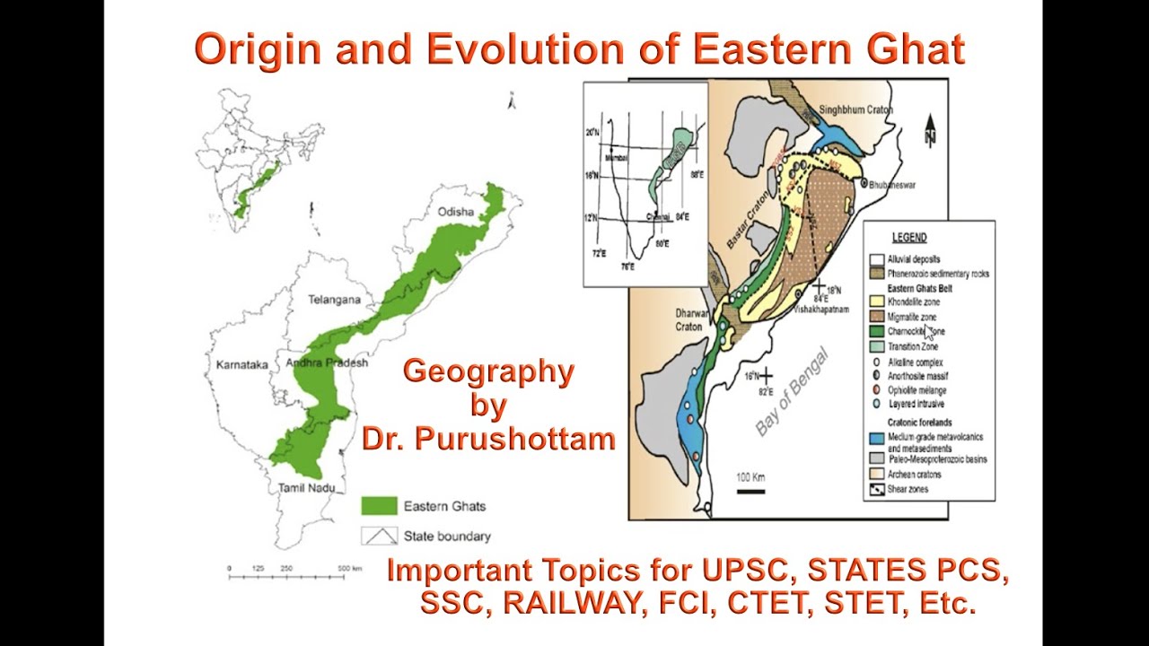Origin and Evolution of Eastern Ghat | Geography by Dr. Purushottam ...