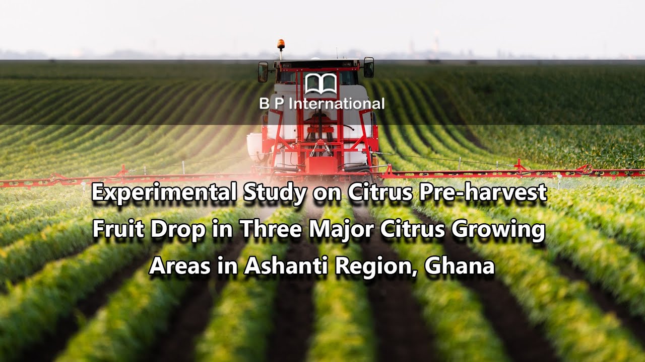 Experimental Study on Citrus Pre-harvest Fruit Drop in Three Major ...