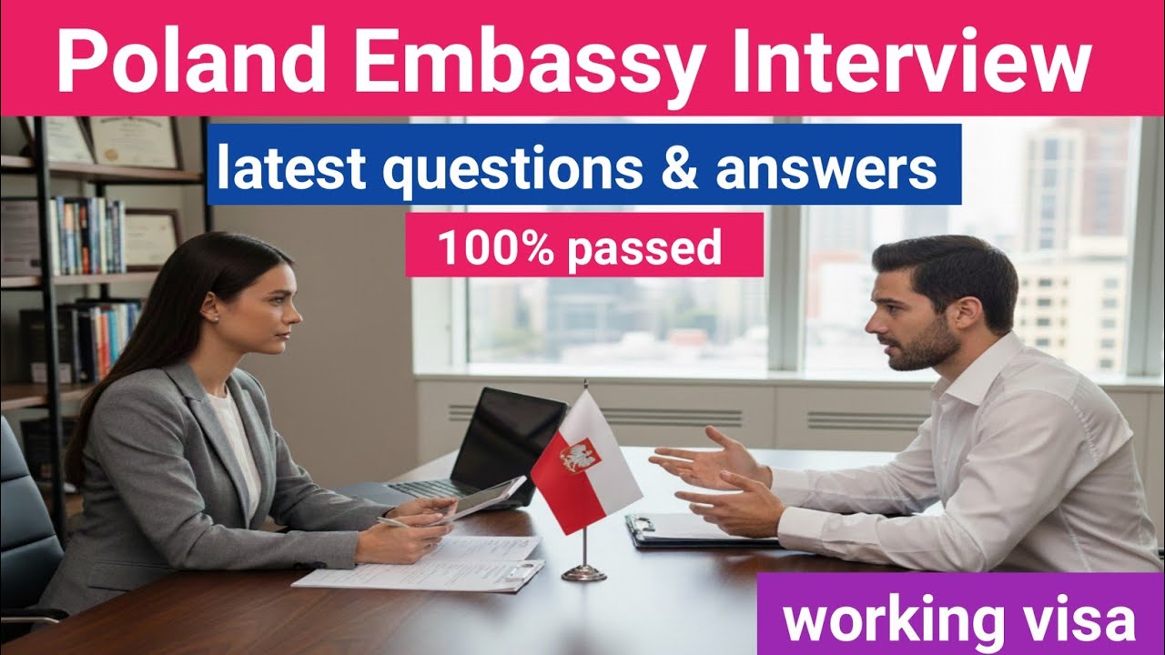 Poland work visa embassy interview questions and answers || - YouTube