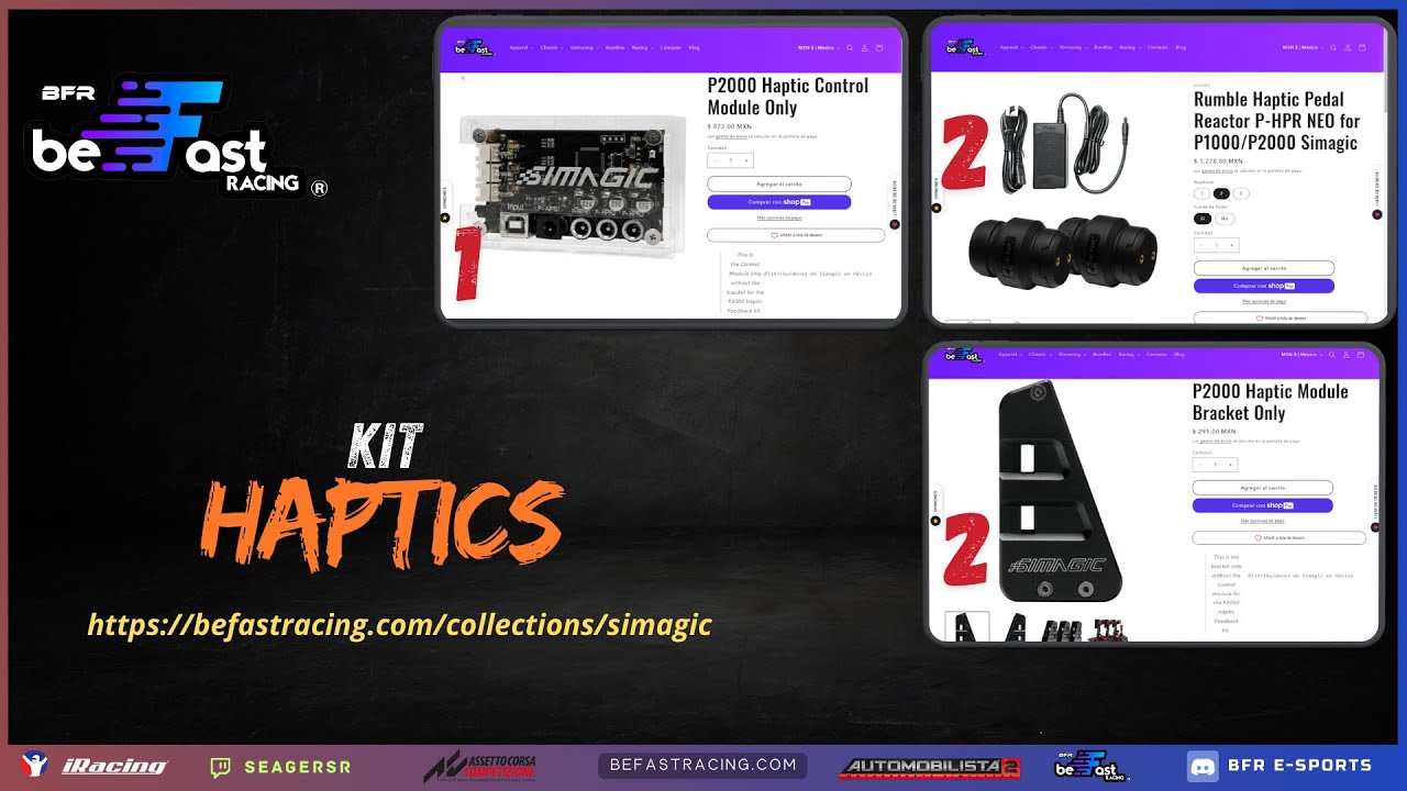 Haptics Simagic - YouTube