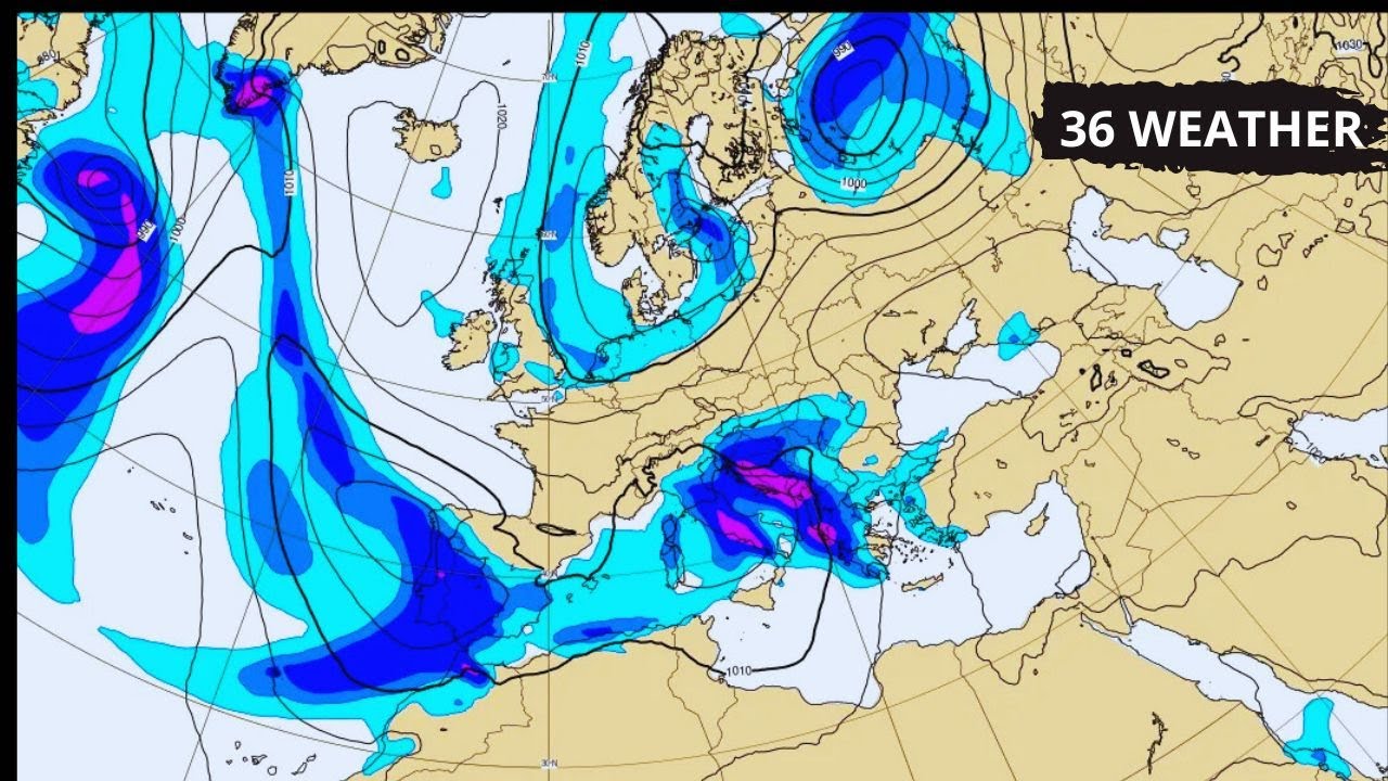 EUROPE WEATHER | January 14, 2025 - ECMWF Model, Precipitation (rain ...