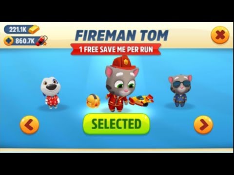 TOM GOLD RUN^FIREMAN TOM 1 FREE SAVE ME UNLOCKED*GAMEPLAY FOR KID #142 ...