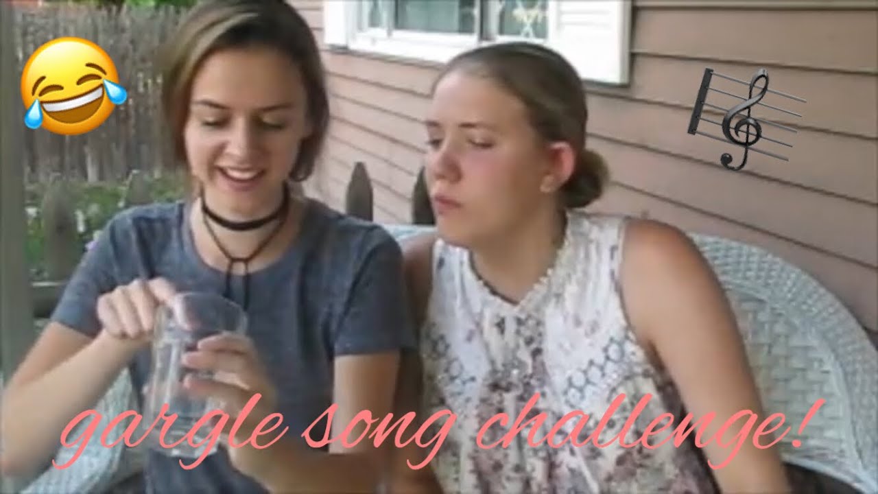 GARGLE SONG CHALLENGE FT. CHLOE | Morgan Barger - YouTube