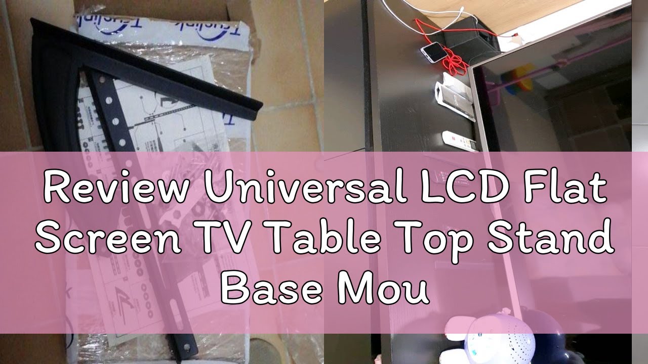 Review Universal LCD Flat Screen TV Table Top Stand Base Mount Super ...