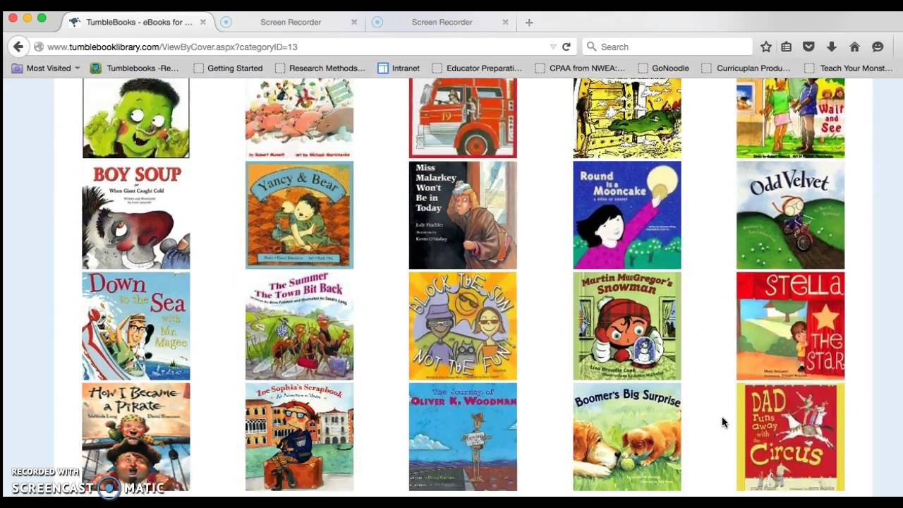 Tumblebooks Navigation tutorial - YouTube